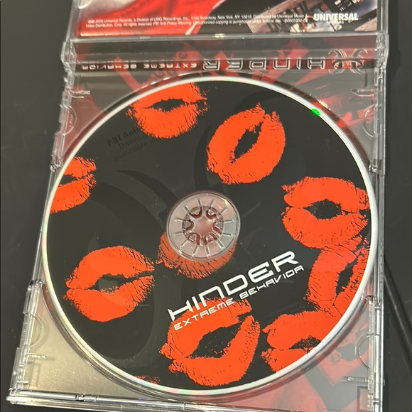 Other | Hinder Extreme Behavior Cd With Red Lips Design | Poshmark
